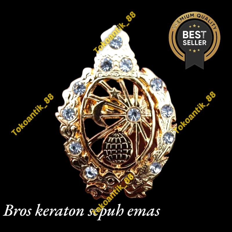 Jual PIN BROS KERATON SURAKARTA SOLO RADYALAKSANA SEPUH EMAS BATU ...