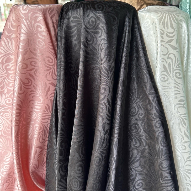 Jual Kain Jaguard Dior Silky Kain Jaguard Satin Silky Premium Quality ...