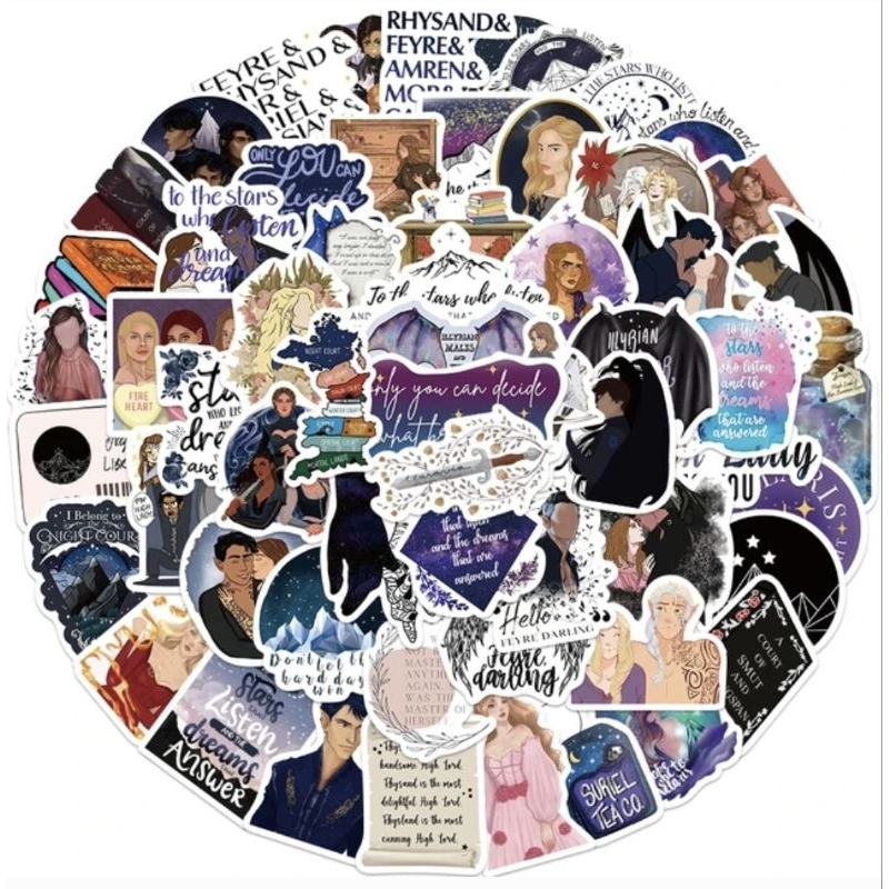 Jual 60pcs Acotar Merchandise Cartoon Graffiti Stickers Laptop ...