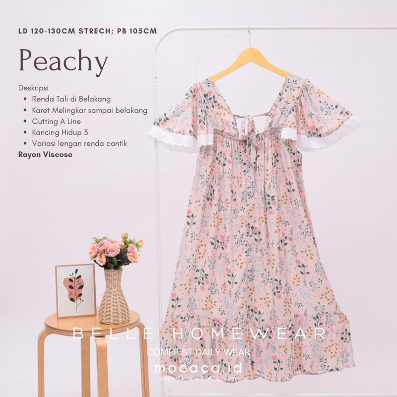 Jual belle homedress daster rumahan baju cantik tangtop renda jumbo ...