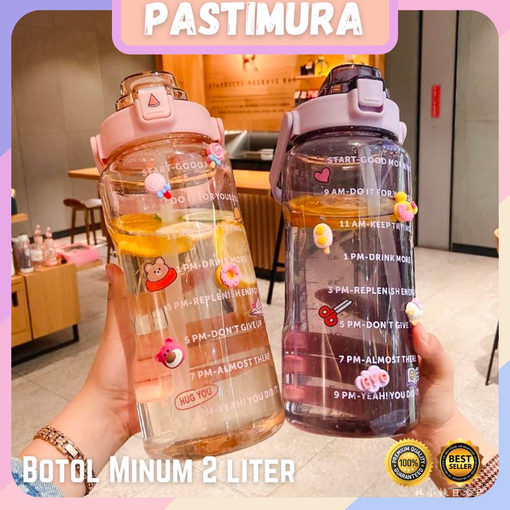 Jual Action Now PSM Botol Minum 2 Liter Jumbo Motivasi Penanda Waktu ...