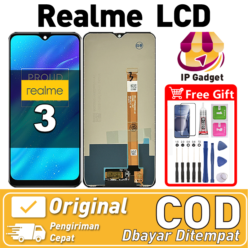 Jual ORI FOR LCD Realme 3 Fullset Original LCD HP Realme 3 Asli ...