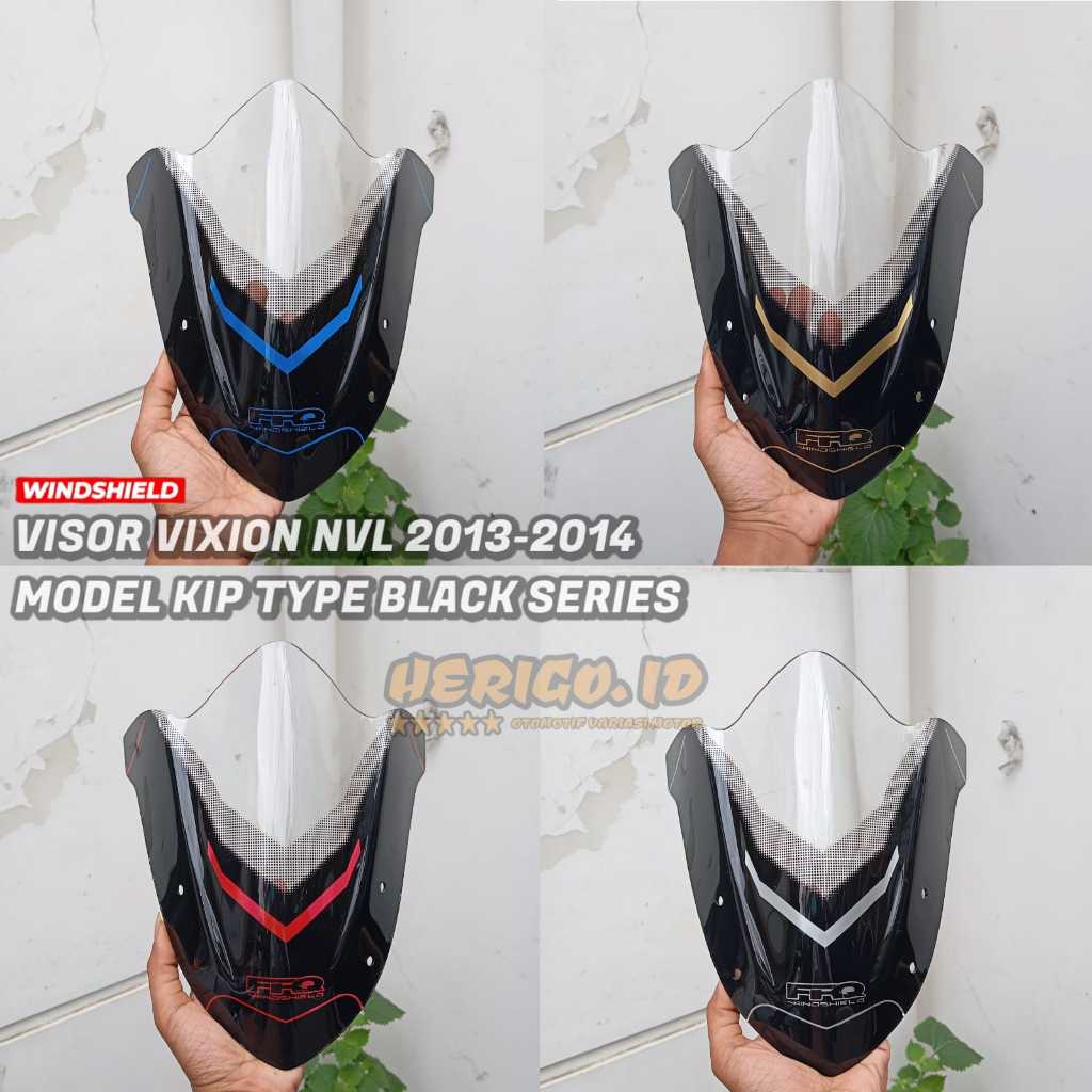 Jual VISOR YAMAHA VIXION NVL 2013-2014 MODEL KIP TYPE BLACK SERIES ...