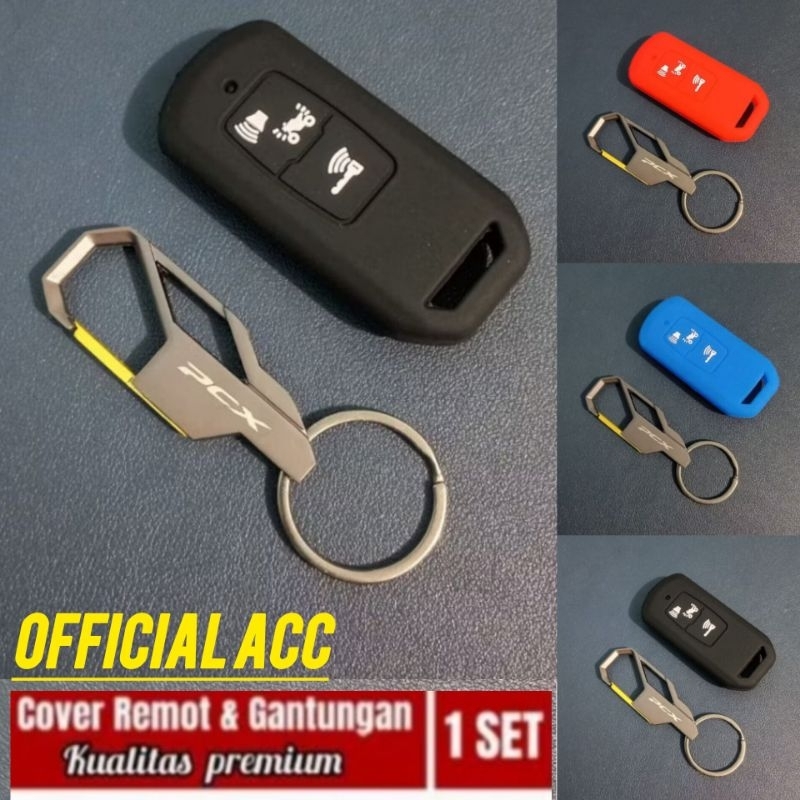 Jual Paket gantungan kunci Logo PCX 160 Dan cover remot PCX160 kualitas ...