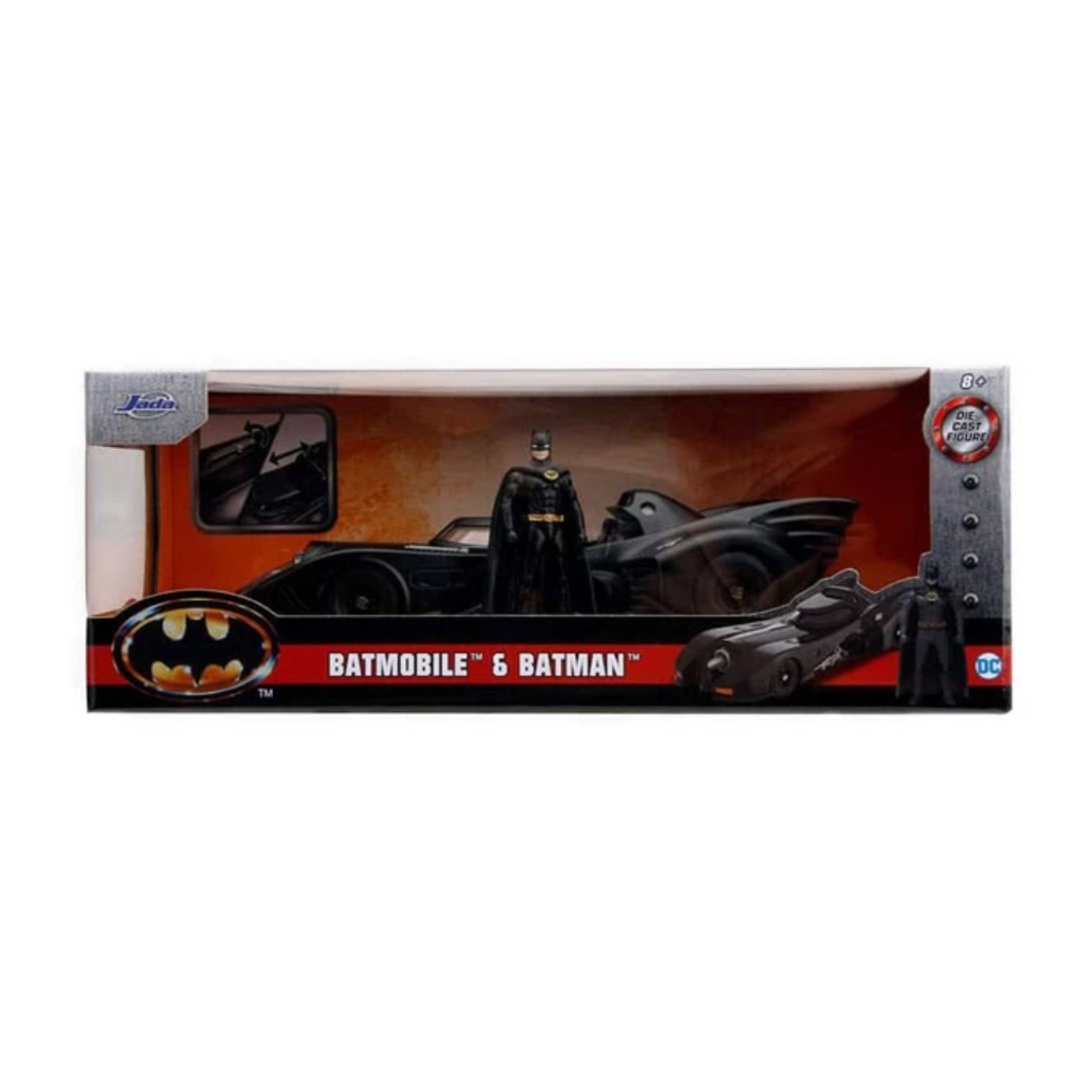 Jual Jada 1989 Batmobile with Batman Figure Die Cast | Shopee Indonesia