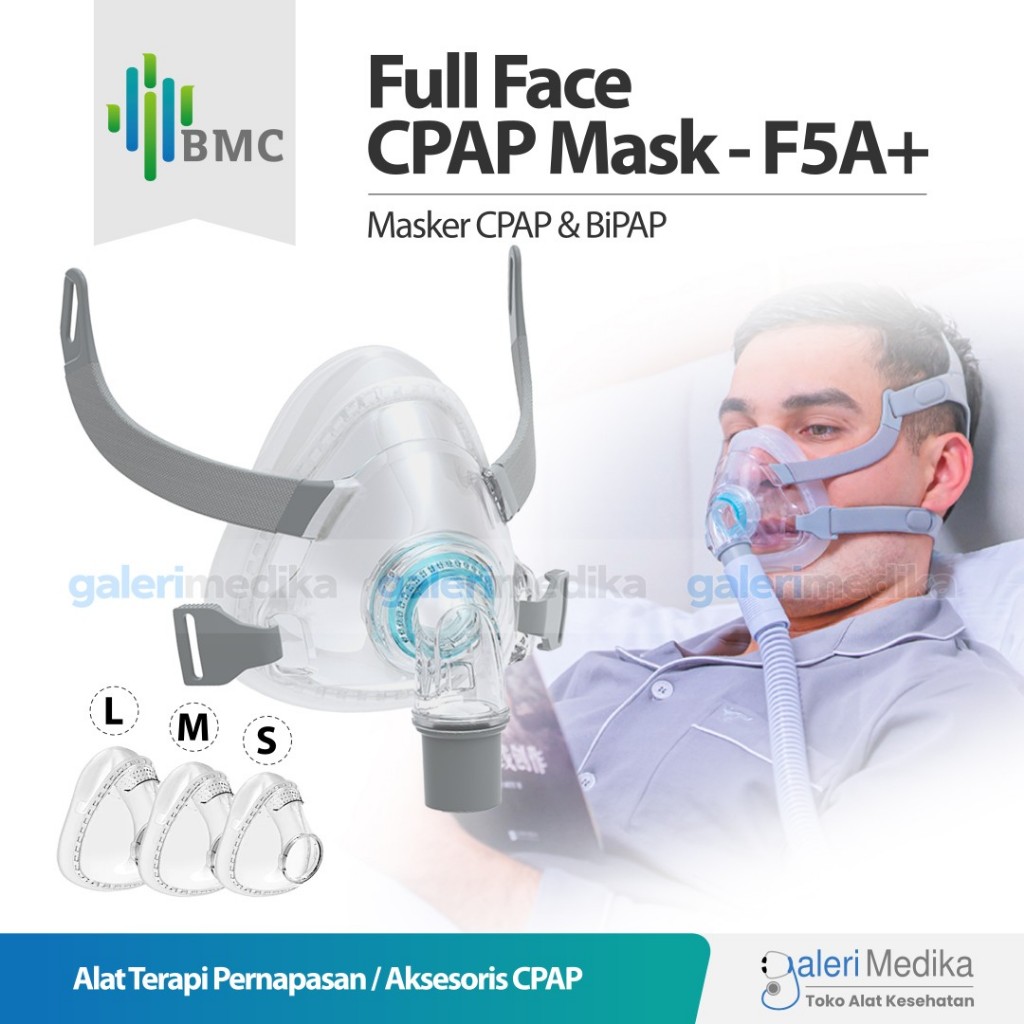 Jual Masker CPAP BMC F5A+ Full Face CPAP/BiPAP Mask | Shopee Indonesia