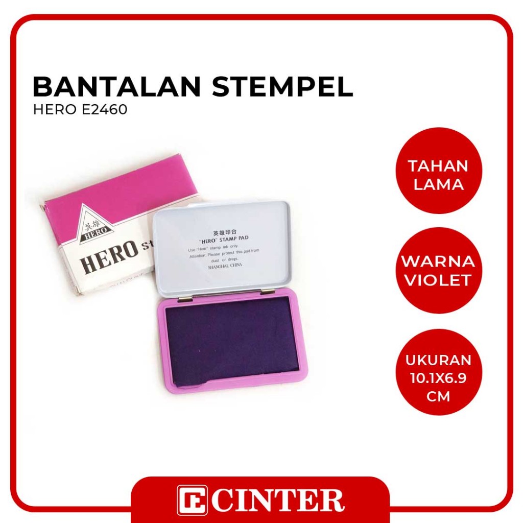 Jual HERO - BANTALAN STEMPEL / STAMP PAND / BAK TINTA STEMPEL HERO E ...