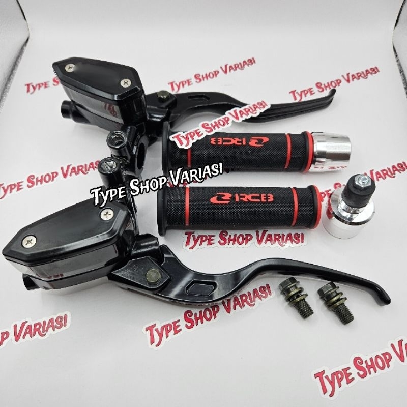 Jual Paket 3in1 Master Rem 2 Tabung Tipe Oval Kiri Kanan + Handgrip RCB HG55 Original + Jalu ...