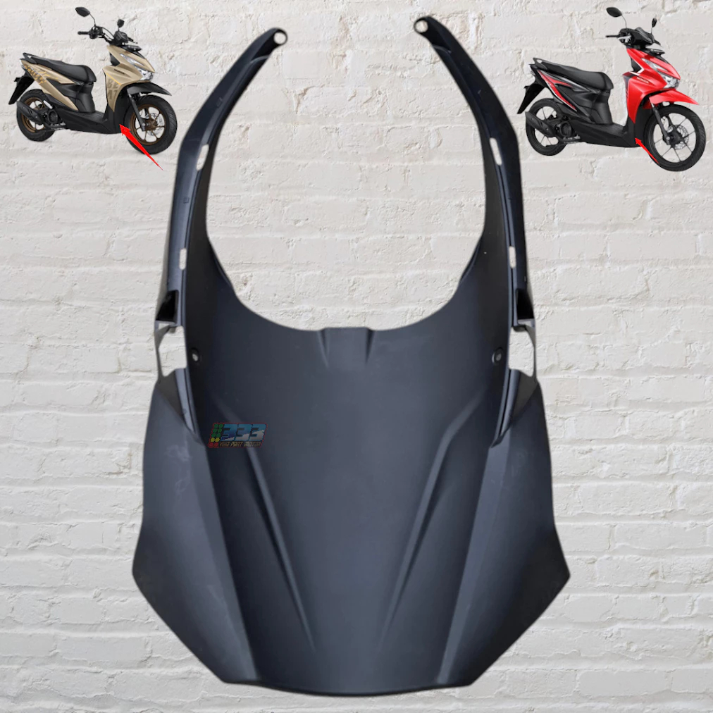 Jual cover front lower dek lumpur paruh honda beat new beat street new led K1AL 2024 ...