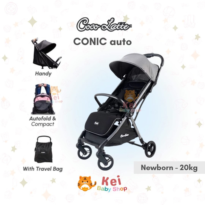 Jual Cocolatte Conic Auto Stroller Autofold Compact Stroller Bayi Anak ...