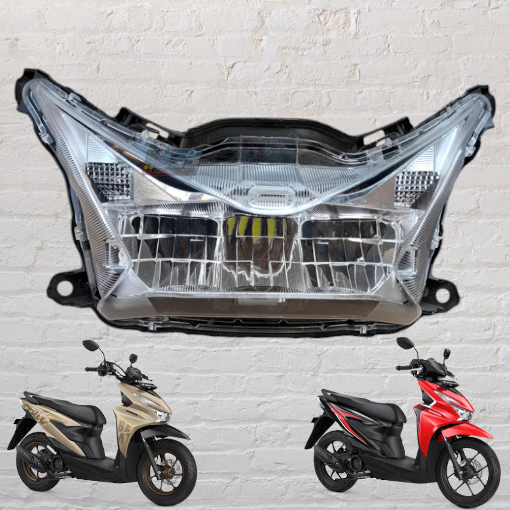 Jual reflektor lampu depan honda beat new beat street new led 2024 gen ...