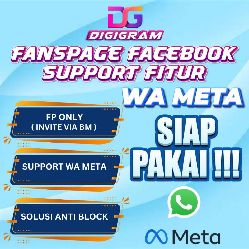 Jual FANSPAGE FITUR WA META INVITE VIA BM SIAP PAKAI ( TIDAK PERLU NUNGGU 7 HARI ) | Shopee ...