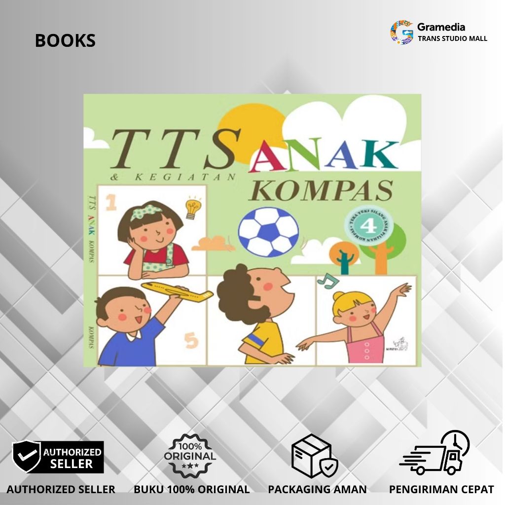 Jual Gramedia Bandung TSM - Buku Best Seller BB20 - TTS Anak Jilid 4 ...
