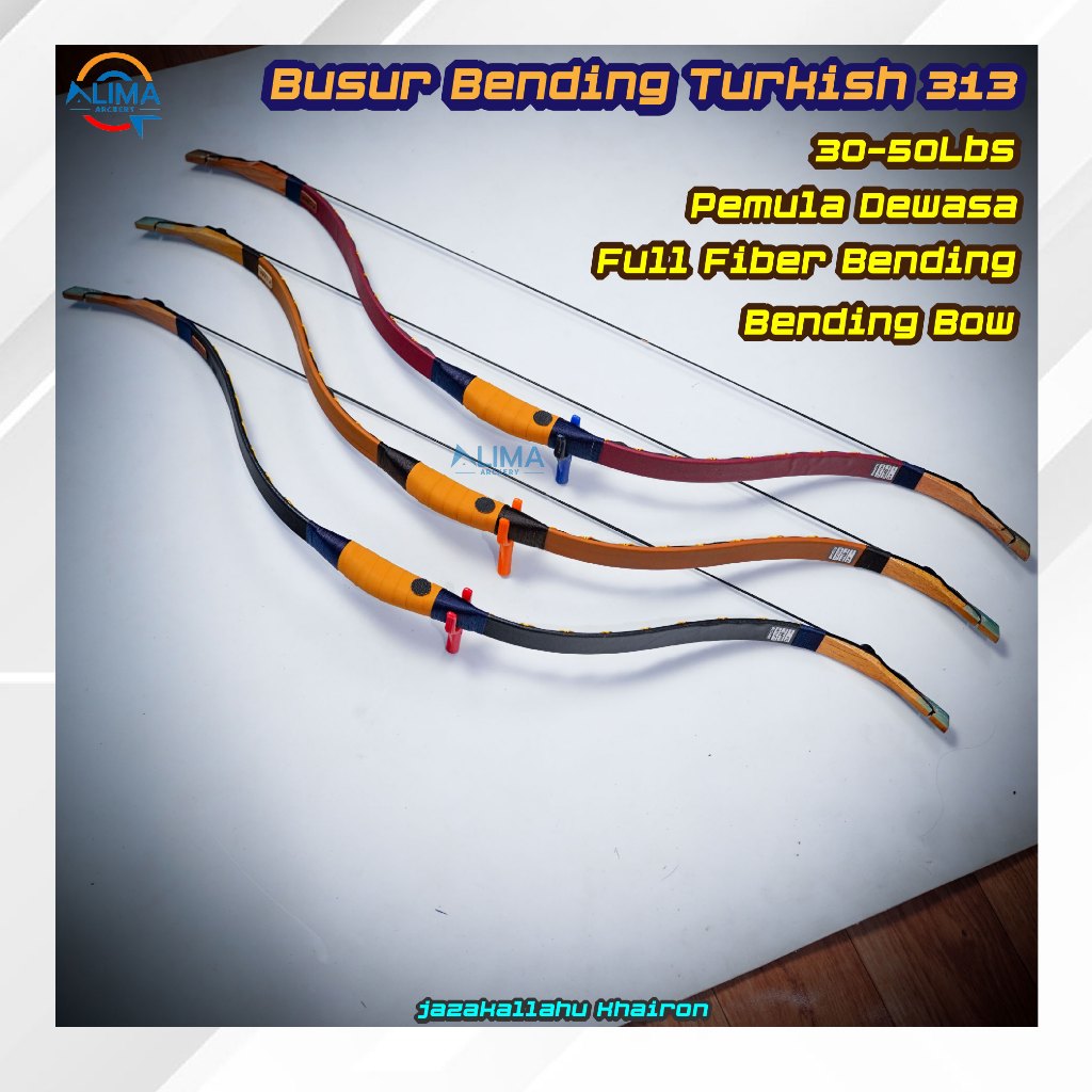 Jual Busur Fiber Bending Dewasa Tipe Klasik Lapis Kulit Olah Raga ...