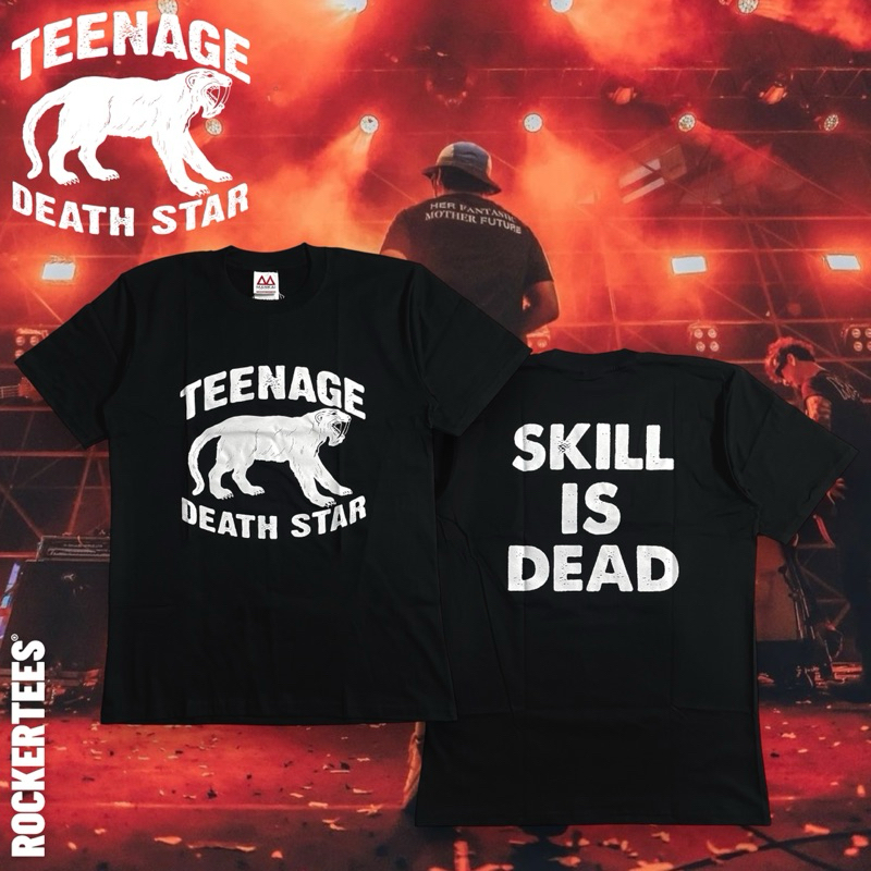 Jual TEENAGE DEATH STAR - SKILL IS DEAD BLACK T-SHIRT| ORIGINAL ...
