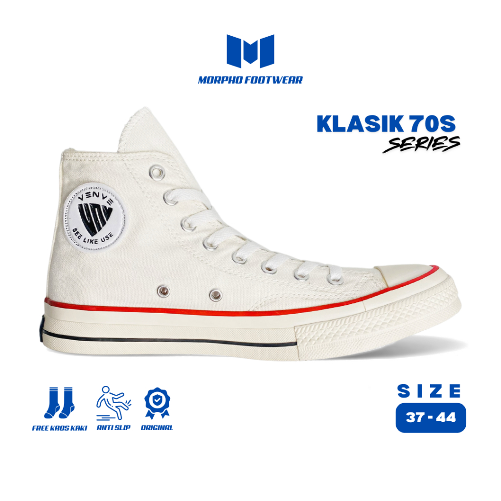 Jual Morpho Footwear - Venve Klasik High Off White Sepatu Sneakers ...