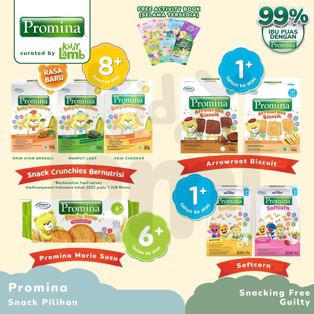 Jual Promina Baby Crunch & Arrowroot Biscuit & Softcorn & Marie ...