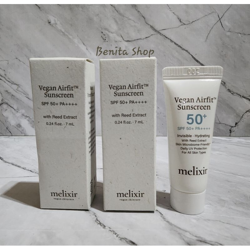 Jual MELIXIR Vegan Airfit M Sunscreen SPF 50+ | Shopee Indonesia