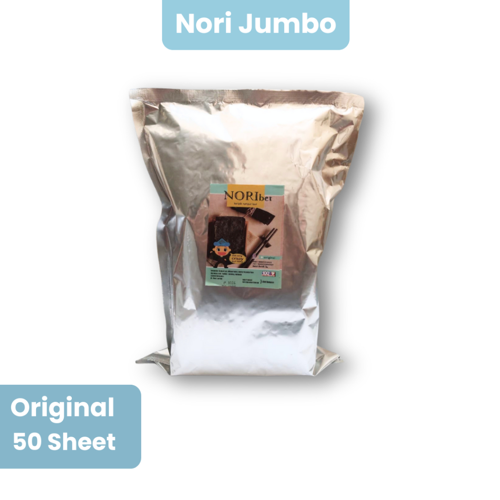 Jual PAKET JUMBO ORIGINAL!! Nori 50 Lembar/Sheet - Noribet Big Sheet ...
