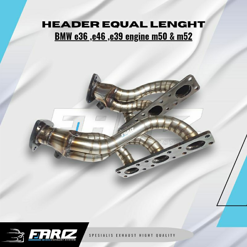 Jual HEADER equal lenght BMW e36 e46 e39 engine m50 & m52 hight quality ...