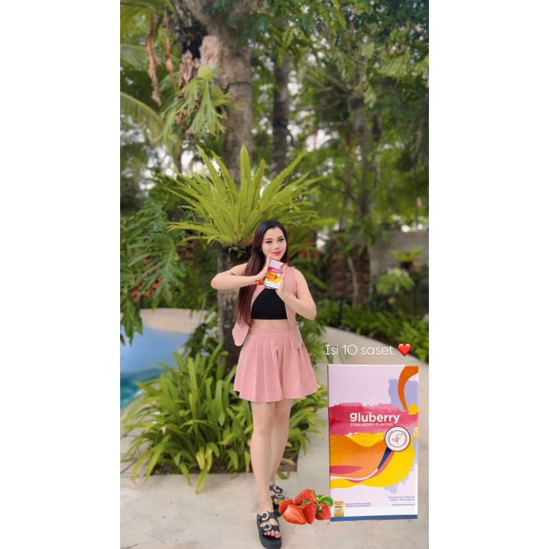Jual Gluberry Isi 10 Saset ORI NUTRISI GLOWING NEW LOOK | Shopee Indonesia