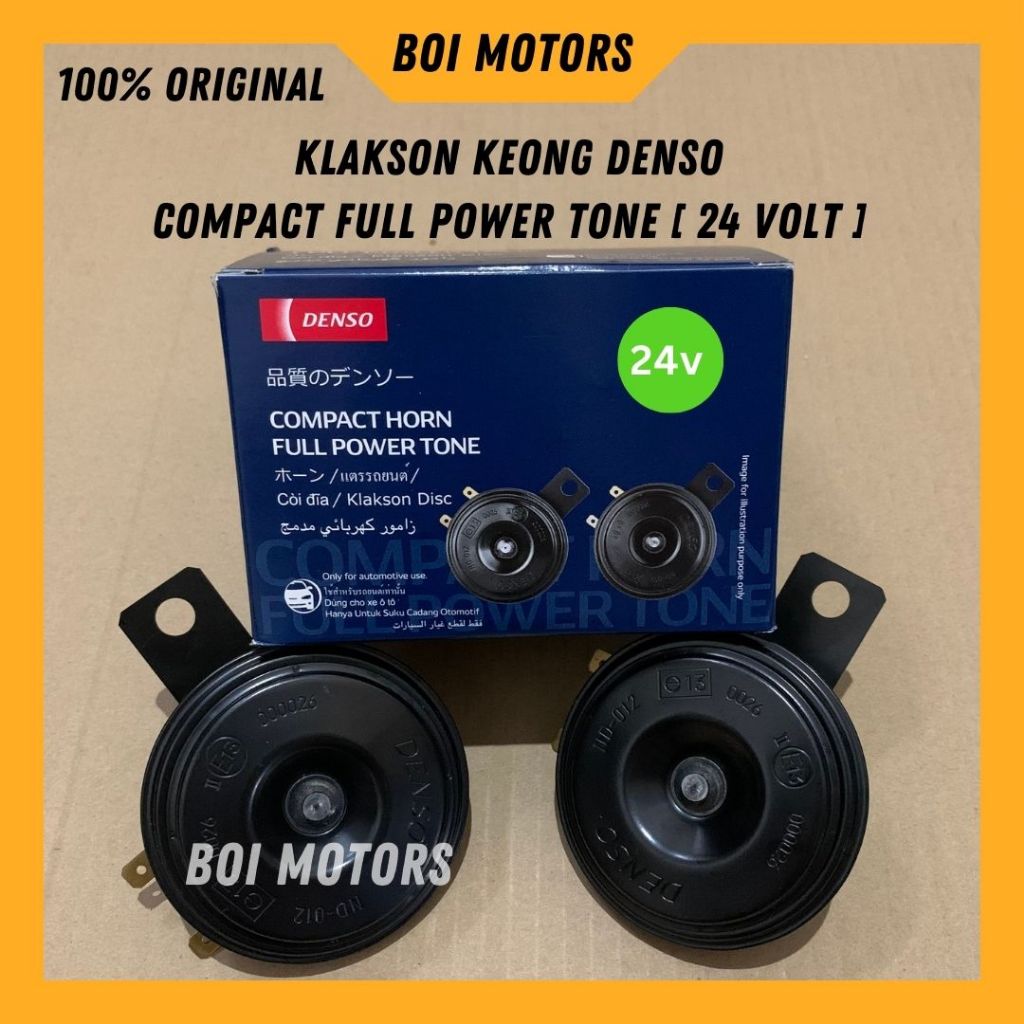 Jual DENSO KLAKSON DISC BUAT MOBIL & MOTOR COMPACT HORN FULL POWER TONE ...