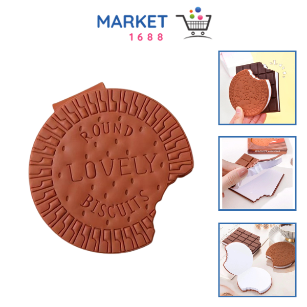 Jual Market1688 Notebook Buku Mini Note 3D Motif Coklat Biscuit Lucu ...