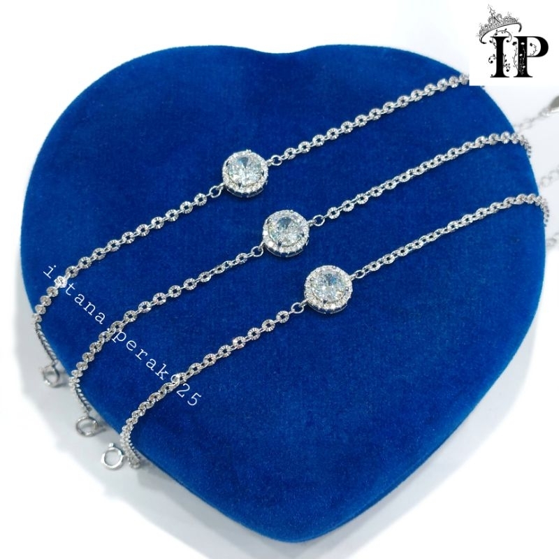 Jual Gelang Perak Asli 925 Lapis Emas Putih Model Rantai Nori Ukir ...