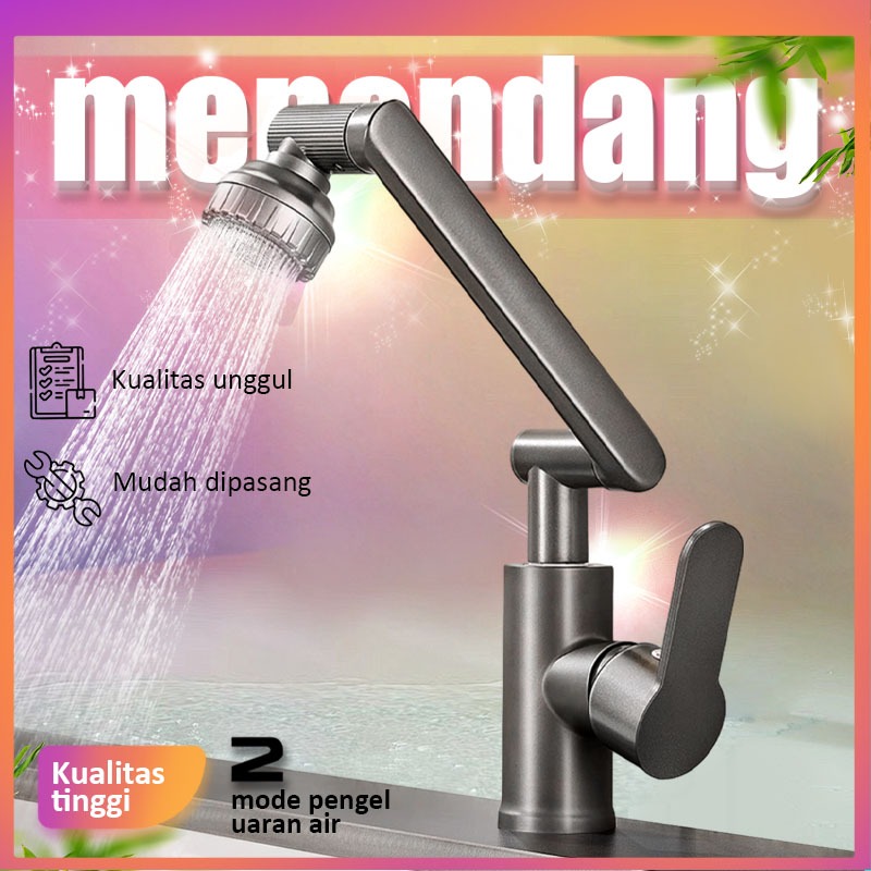 Jual SUS304 1800°Derajat Keran Putar Keran Air Panas & Dingin Keran 2 ...