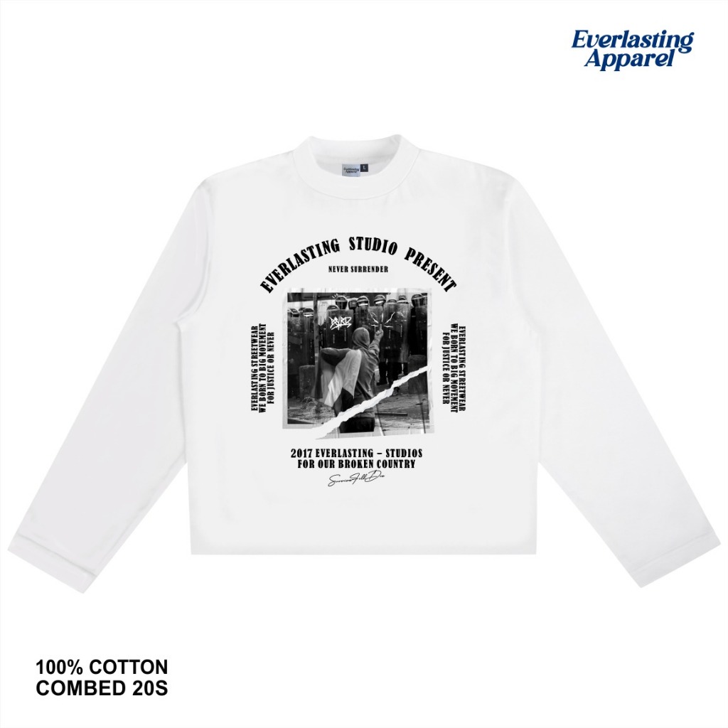 Jual EVERLASTING APPAREL - Longsleeve Boxy Oversized Broken Country ...