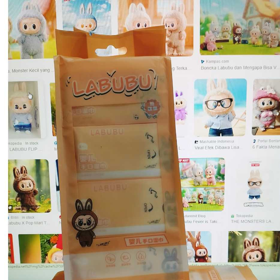 Jual Tissue Basah Mini Non Alkohol Tisu Basah Mini TISU SANRIO | Shopee ...
