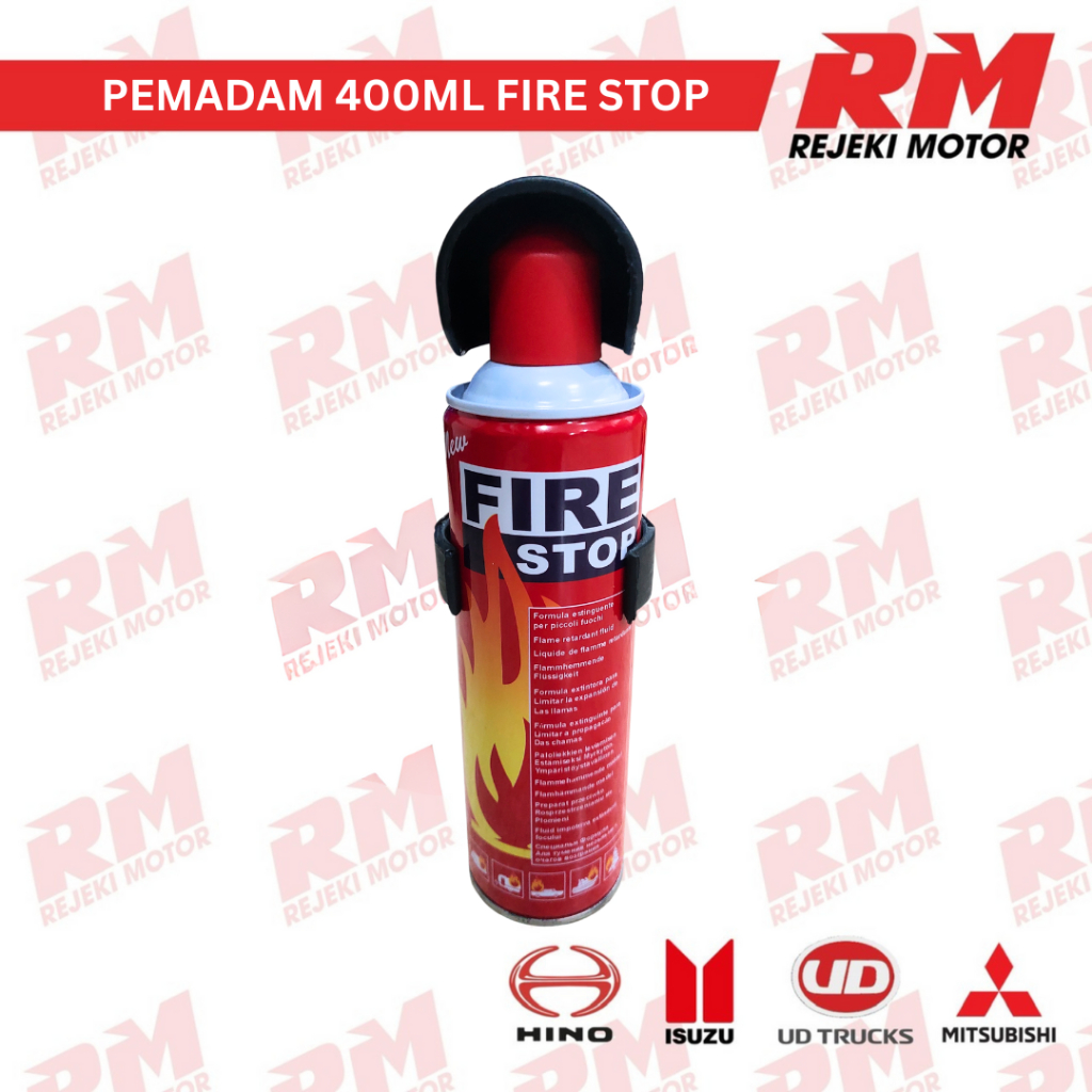 Jual Alat Pemadam Api Mini APAR Fire Stop Mobil 500ml + Braket | Shopee ...