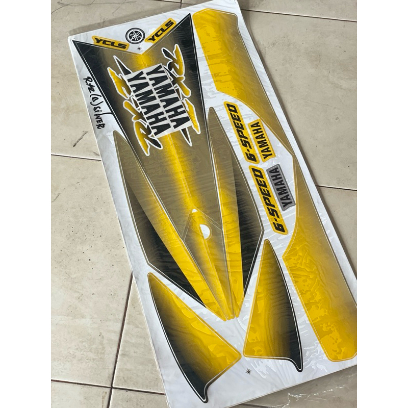 Jual STIKER BODI RXZ LAMA. STRIPING BODY YAMAHA RXZ MILE WARNA KUNING ...