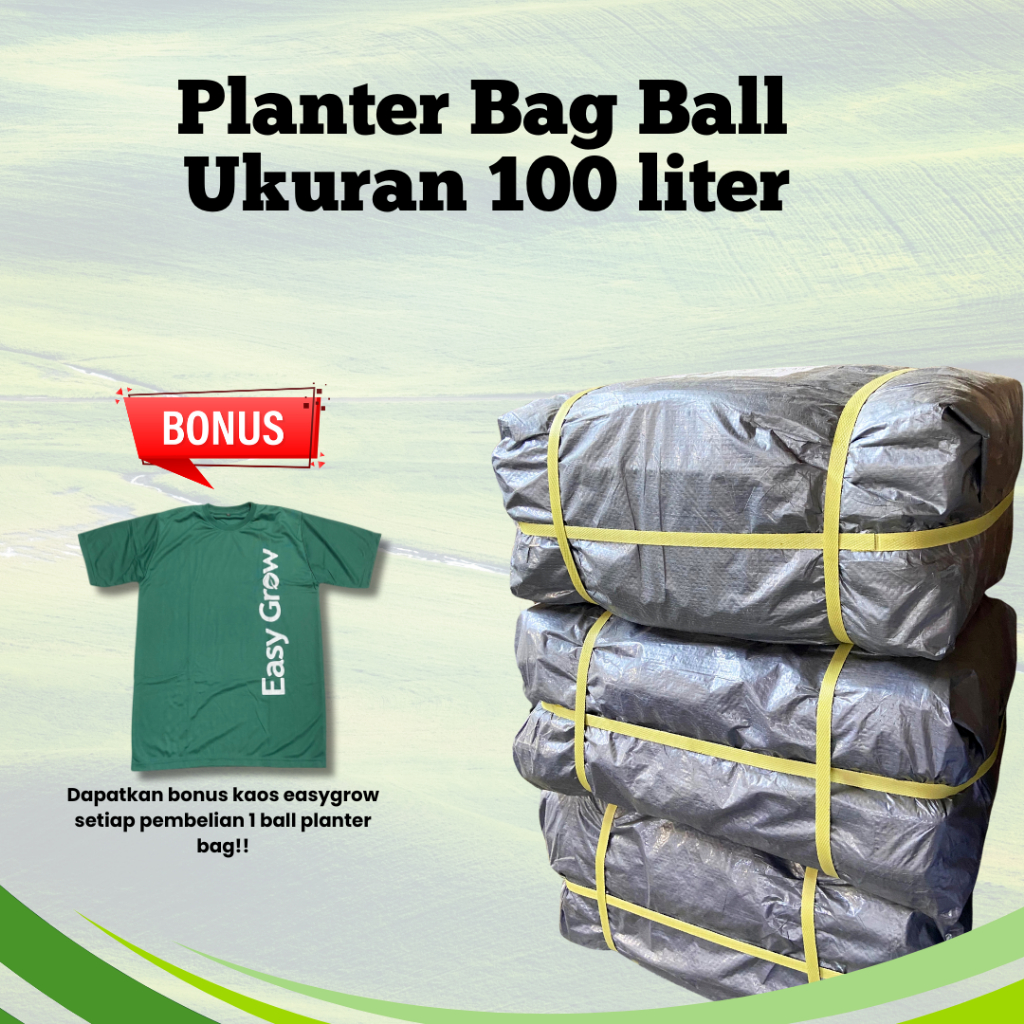 Jual Planterbag 100 liter 1 Ball isi 50 PCS (Original EasyGrow ...