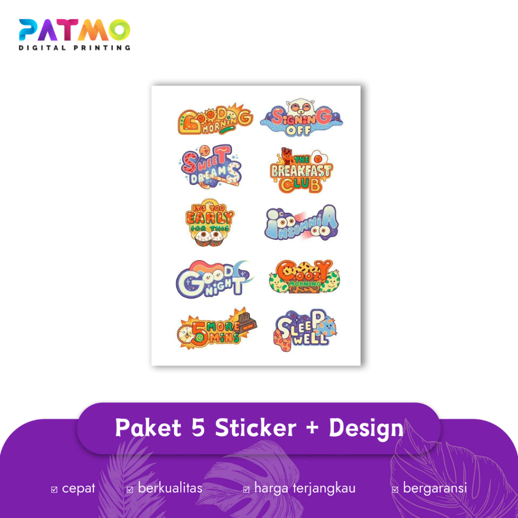 Jual Paket Usaha - Sticker Kemasan 5 Lembar Free Design | Shopee Indonesia