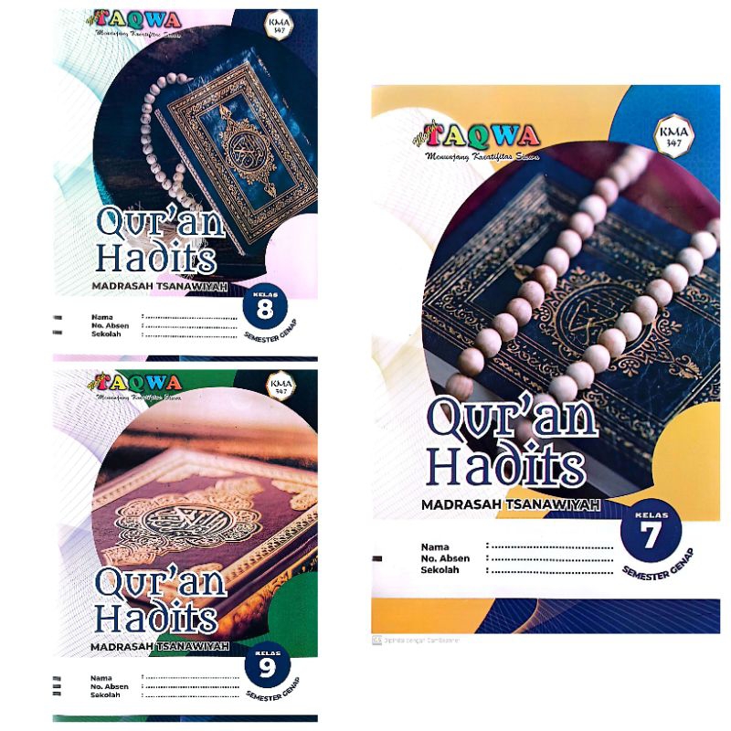 Jual BUKU LKS TAQWA SMP MTS QUR'AN HADIST KELAS 7 8 9 KURIKULUM MERDEKA KMA TERBARU SEMESTER 2 ...