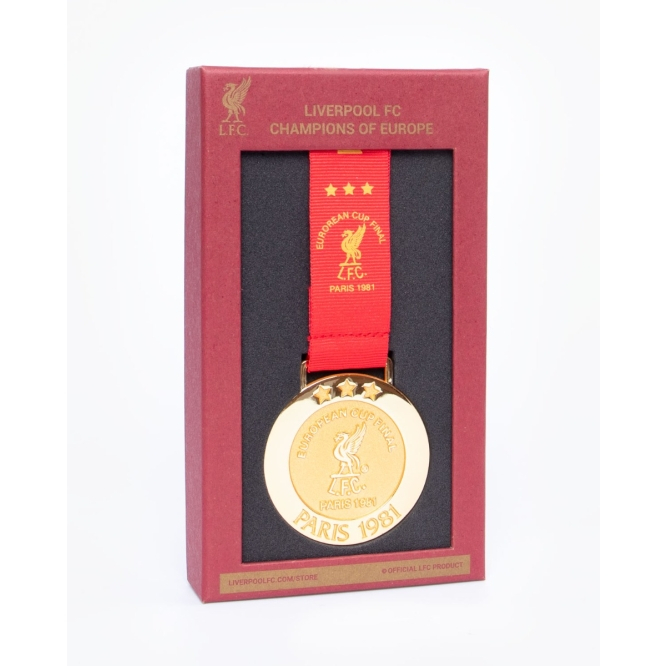 Jual Liverpool FC European Cup Medal Paris 1981 - Official LFC ...
