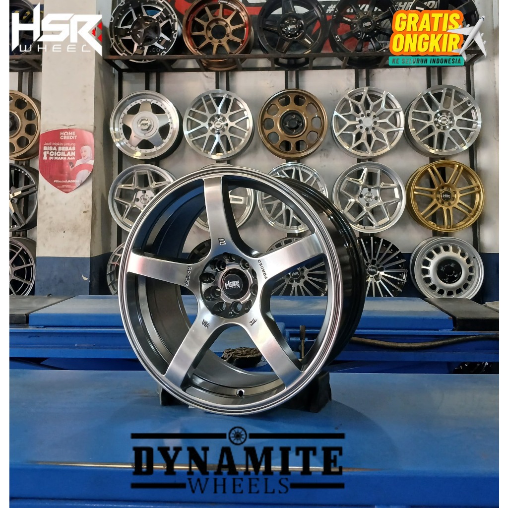 Jual Velg Mobil HSR R18 Lubang 5x114,3 Cocok Untuk Mobil Civic,Innova,Xpander,Hrv,Camry Pelek ...