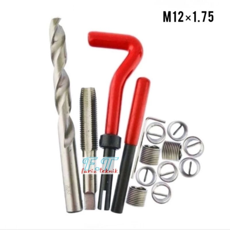 Jual recoil set komplit repairt drat baut 17 kasar. M12×1.75 alat ...