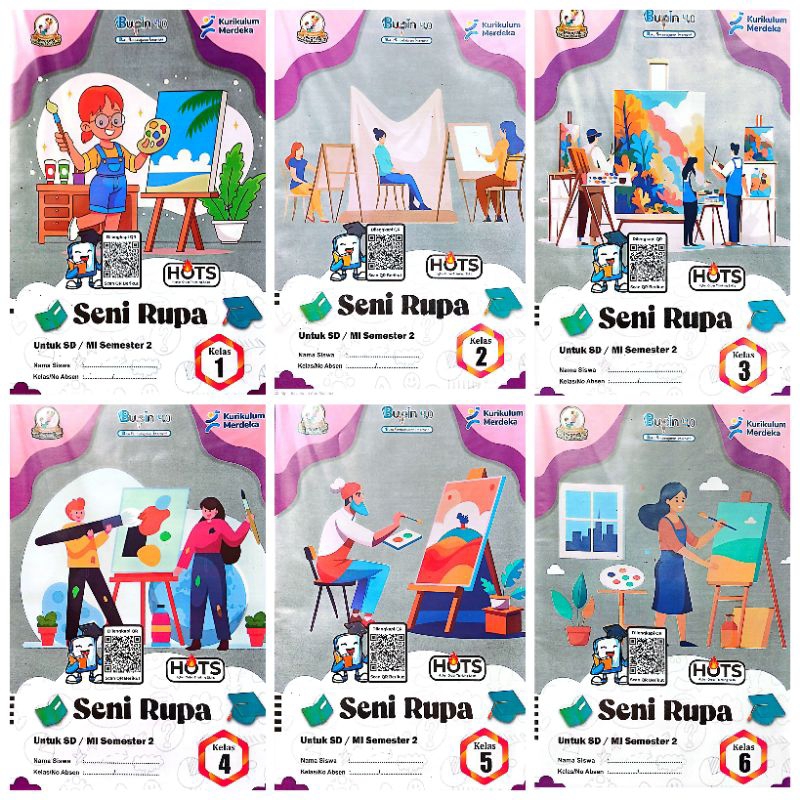 Jual BUKU LKS SD MI SENI RUPA KELAS 1 2 3 4 5 6 SEMESTER 2 GENAP KURIKULUM MERDEKAN TA.2024/2025 ...