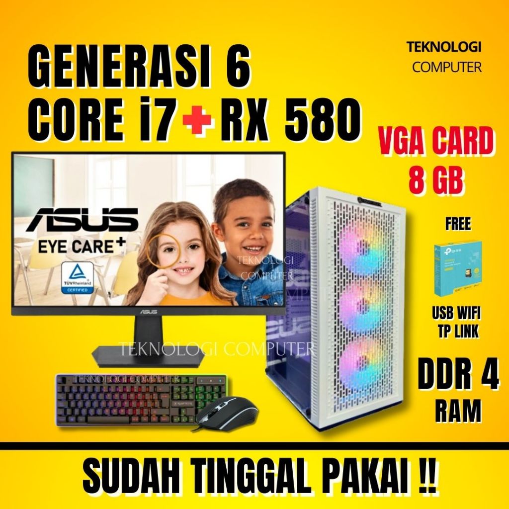 Jual Core i7 ‖ Gen 6 ‖ VGA 8 GB ‖ DDR 4 ‖ Full Set ‖ PC Gaming Live ...