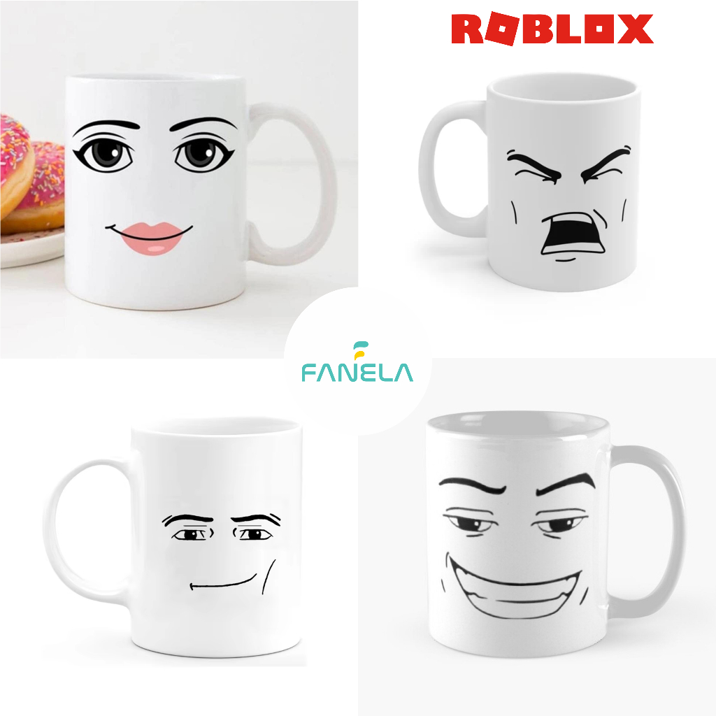 Jual Roblox Face Mug Gelas Roblox Mug Karakter | Shopee Indonesia