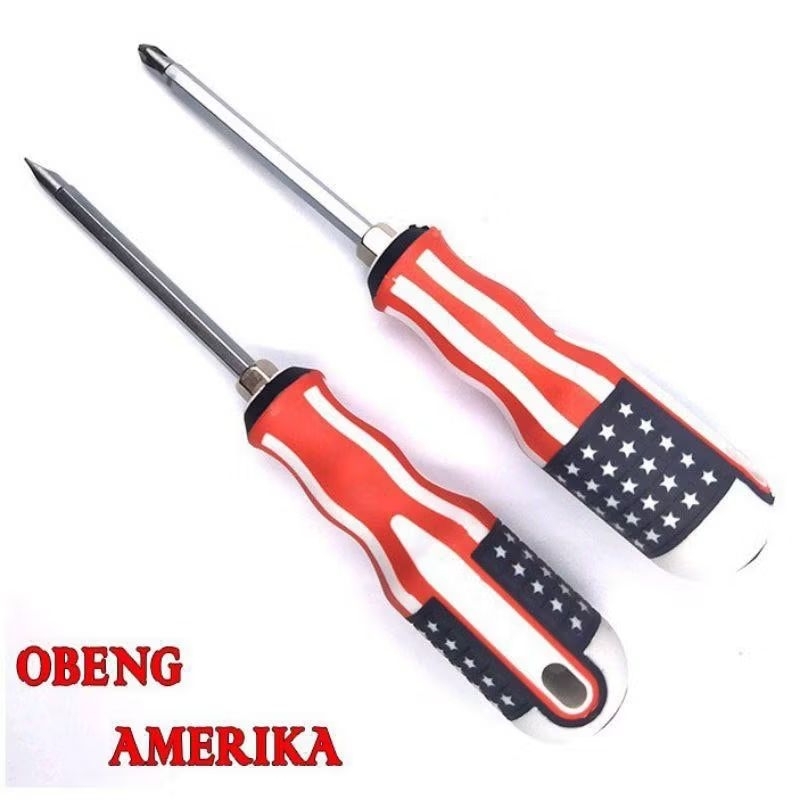 Jual Obeng Min Plus Amerika Bolak Balik Kembang 2in1 | Shopee Indonesia