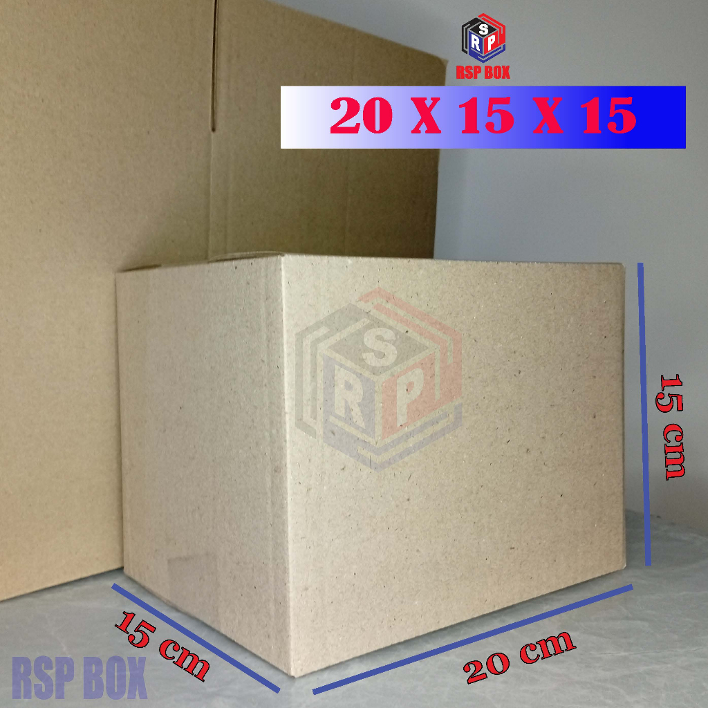Jual Kardus packing ukuran 20x15x15 cm karton box packaging kemasan ...