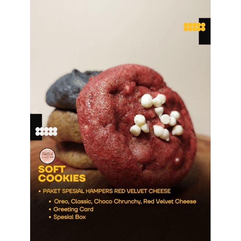 Jual Soft Cookies Premium Paola HOMEMADE | Paket special HAMPERS RED ...
