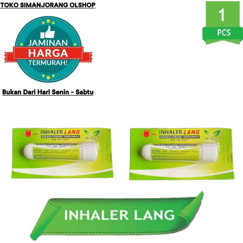 Jual Inhaler Lang Pelegah Hidung Tersumbat Flu & Pilek | Shopee Indonesia