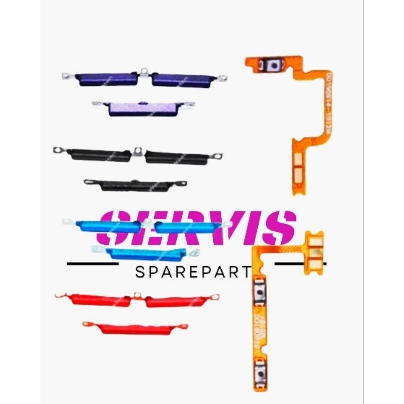 Jual Tombol Flexibel On Off Volume Realme C3 5 5S 5i Satu Narzo 10A Satu Paket | Shopee Indonesia