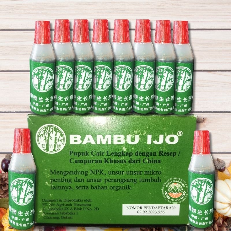 Jual BAMBU IJO (Kemasan 1 kotak isi 10 botol) - Pupuk Cair NPK Lengkap ...