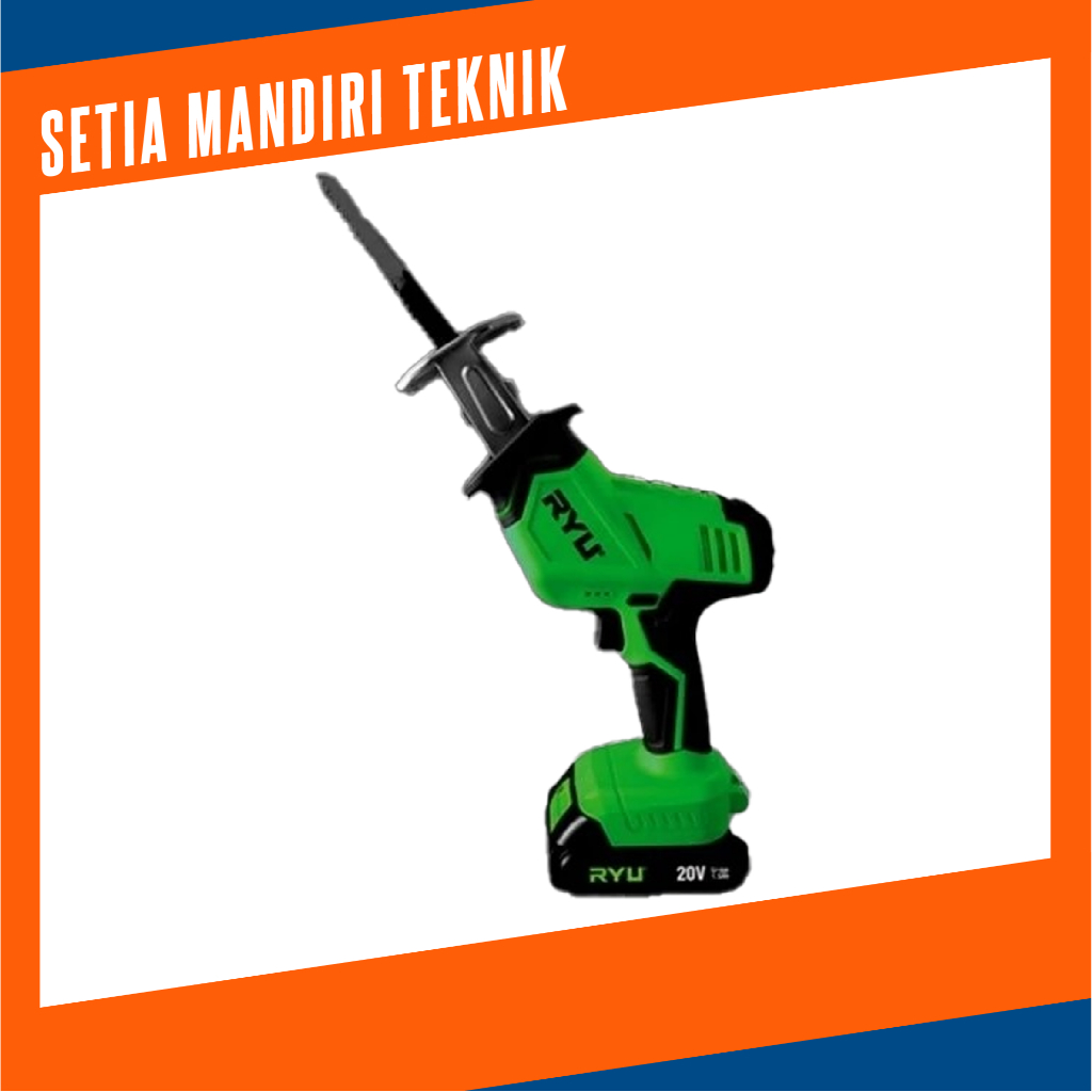 Jual CORDLESS RECIPROCATING SAW 2" RCRS2 RYU-Mesin Gergaji Baterai RYU ...