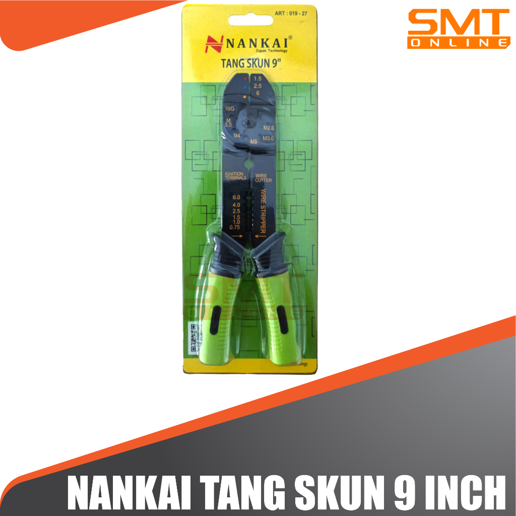 Jual Nankai Tang Crimping 9in - Tang Skun kabel 9in | Shopee Indonesia